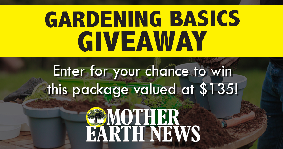 Gardening Basics Giveaway